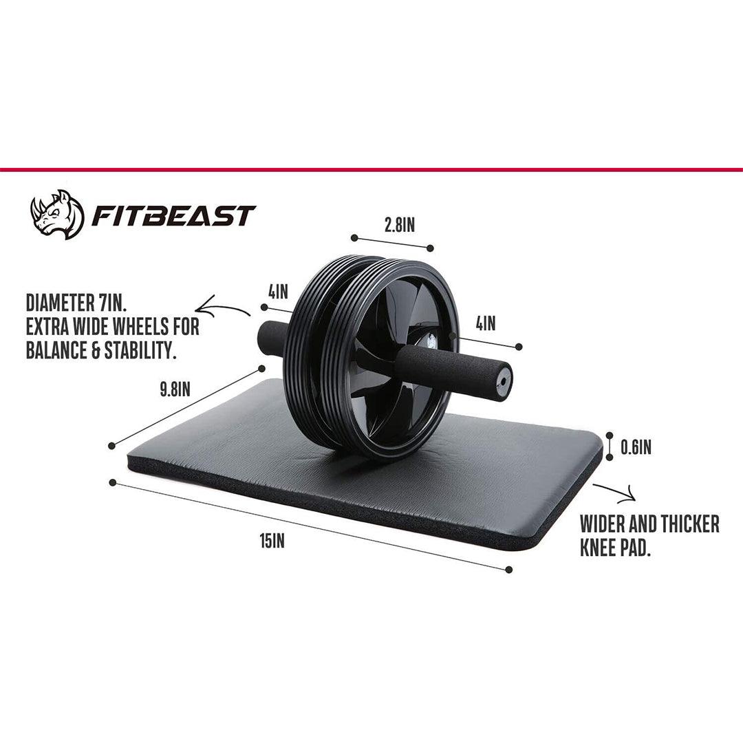 Core Training Kit - 5pc Ab Roller Push Up Skipping Rope | Special Offer