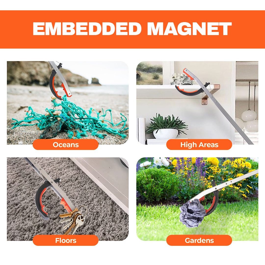 Litter Picking Stick - 82cm Magnetic Rubbish Grabber Hand Tool | Elite ...