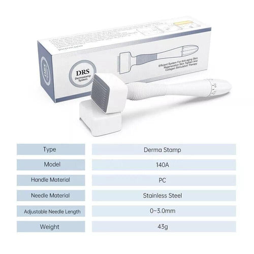 Derma Stamp Roller - Adjustable Roller 0-3mm Microneedle Anti Aging ...