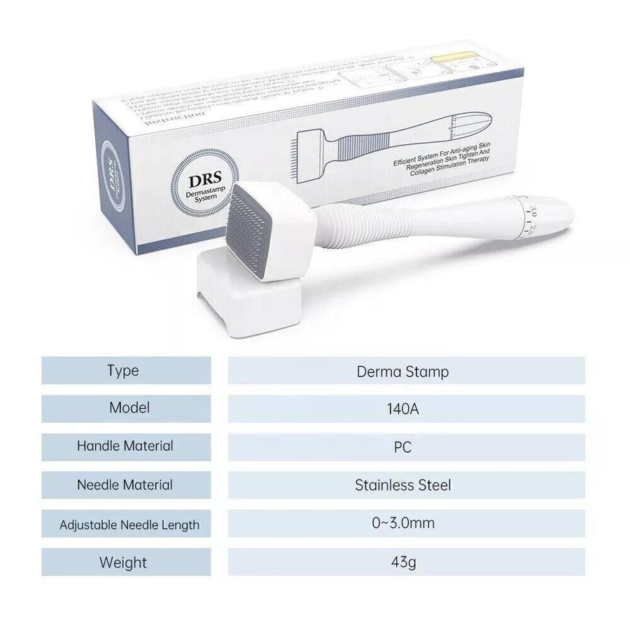 Derma Stamp Roller - Adjustable Roller 0-3mm Microneedle Anti Aging ...