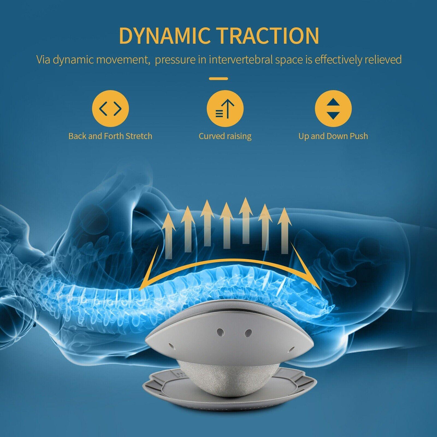 Lumbar Traction Device - Electric Waist Back Massager | Special Offer