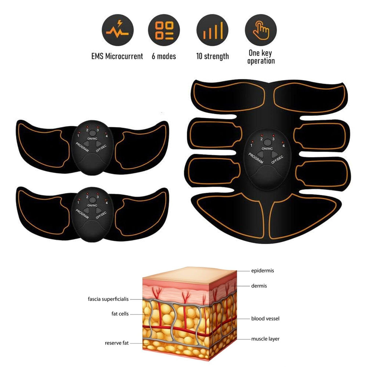 EMS Muscle Toner - ABS Simulation Burner Belly Shaper | Game-Changer