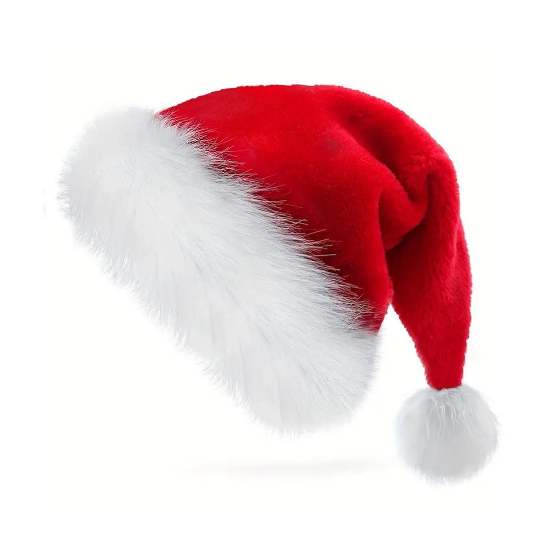 Home Luxury Santa Hat - Christmas Hat Holiday For Adults Unisex Velvet ...