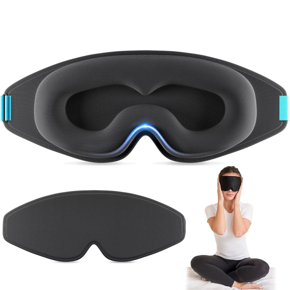 Home Sleeping Eye Masks - 100% Blackout Sleep Masks For Women & Men ...