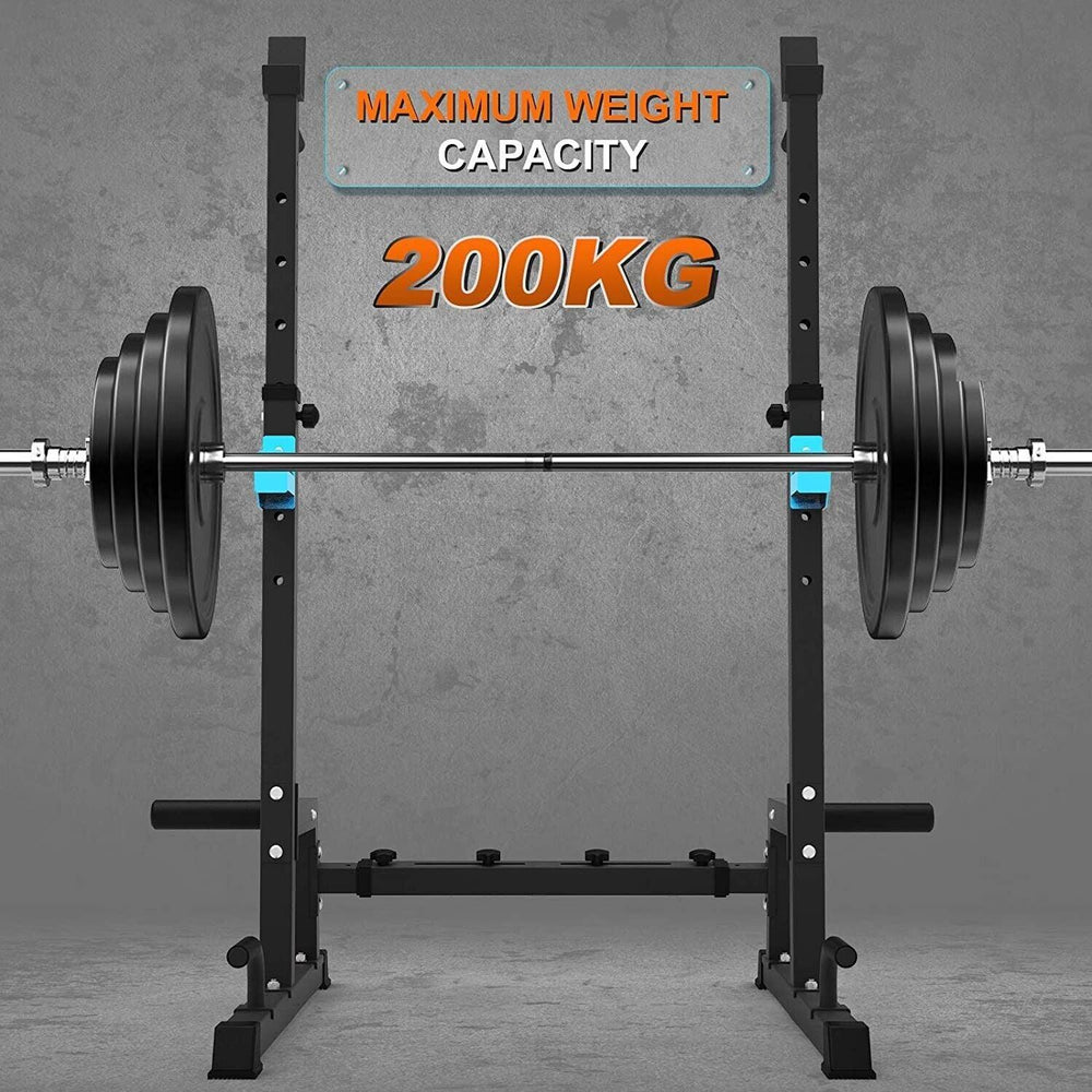 Weight Training Squat Rack - Multi-Function Height Bench Press Dip Stand