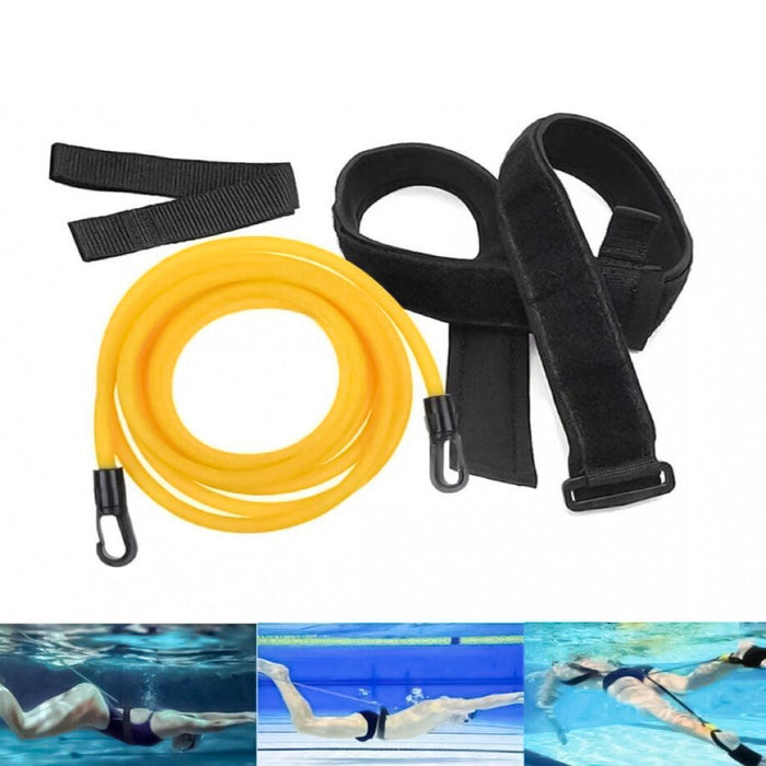 Home Swim Resistance Band - 3M/4M Swim Trainer Belt Swimming Resistance ...