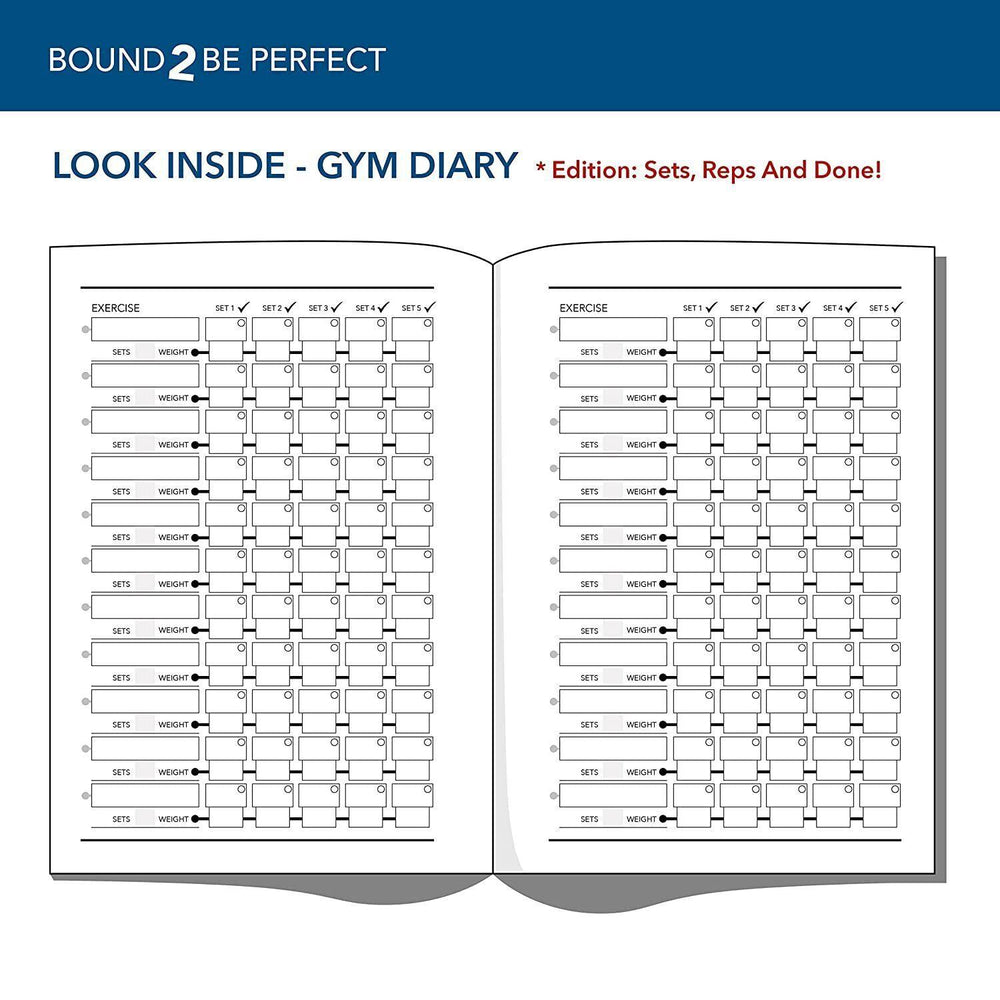 Workout Log Book - Gym Diary weight Training Log Book Exercise Log