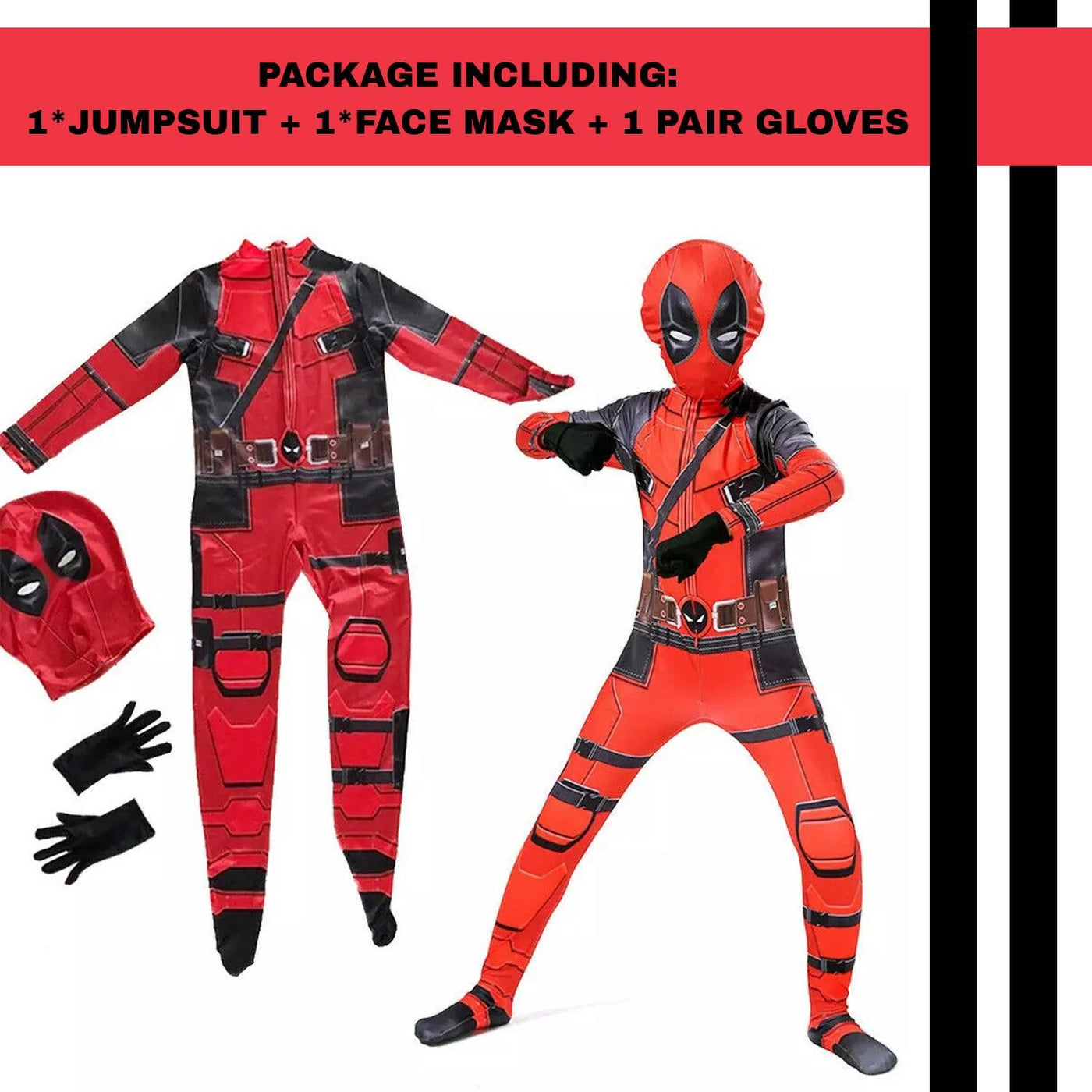 Real Deadpool Costume Cosplay Bodysuit: Witty and Iconic