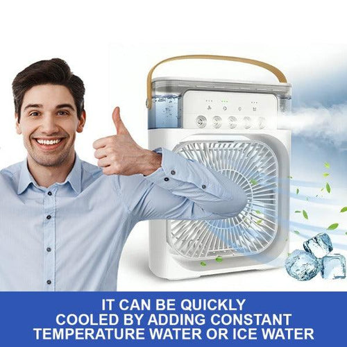 Water Air Cooler Fan - 3 in 1 Ice Cooling Air Conditioner Portable ...