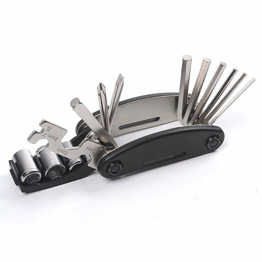 Bicycle Tool Kit - 16 in 1 Multi-function Tool Portable Bike Tool | UK ...