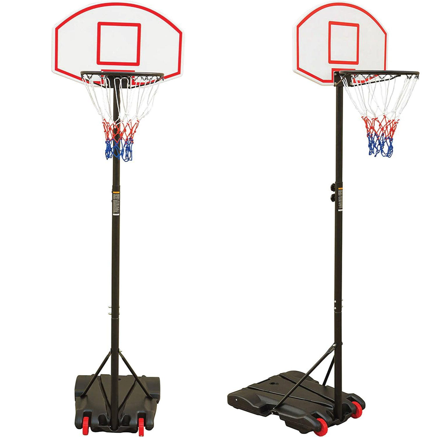Portable Basketball Stand - Junior Height Adjustable Basketball Hoop