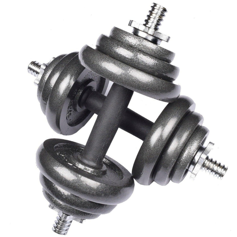 Cast Iron Dumbbell Set - Adjustable Dumbbell/Barbell Set | Best In UK ...