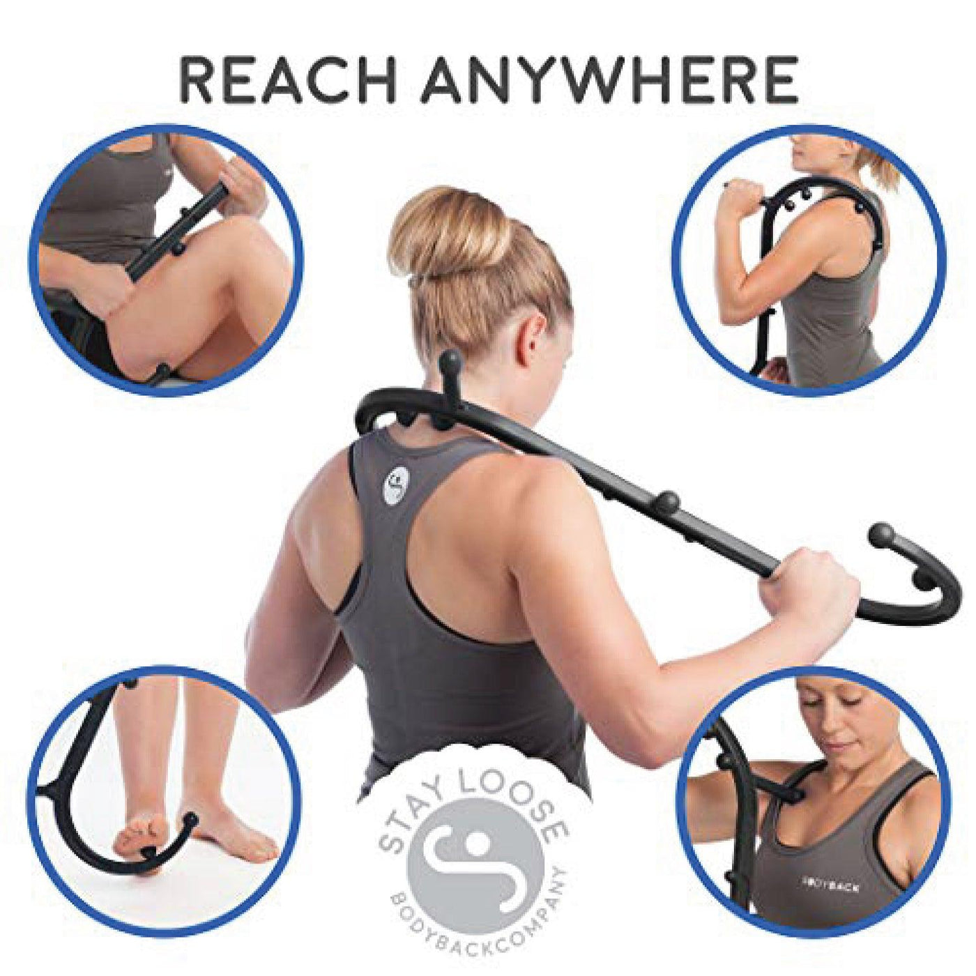 Trigger Point Massage Stick - Pressure Point Massager Muscle Relief