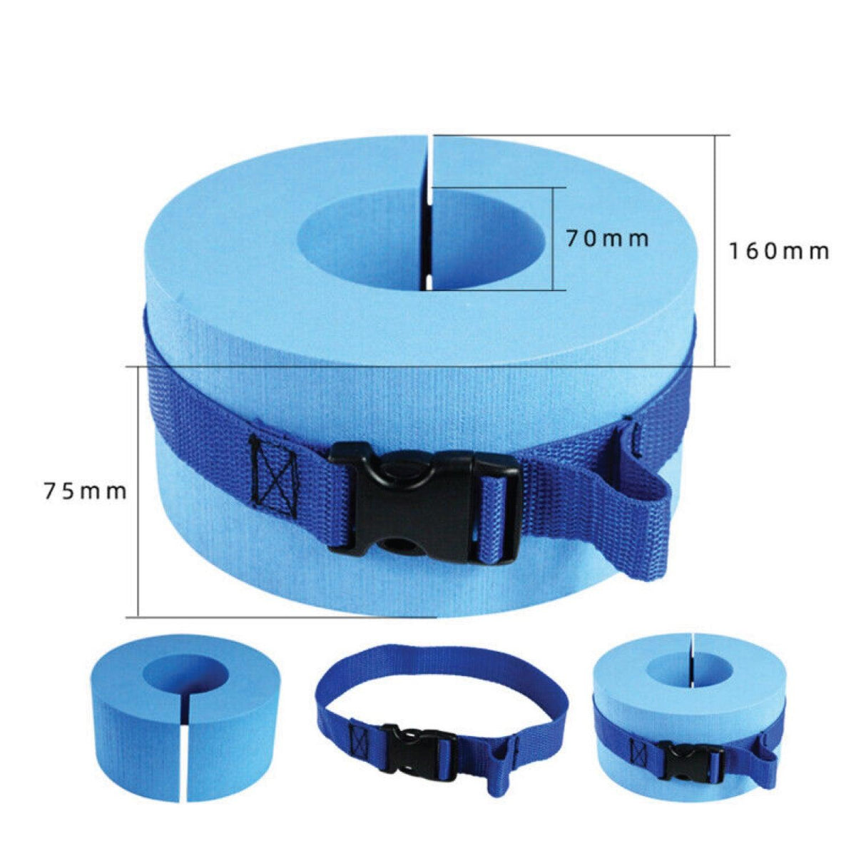 Pulling Ankle Strap Swimming - Swimming Ankle Bands, Set of 2 Foam ...
